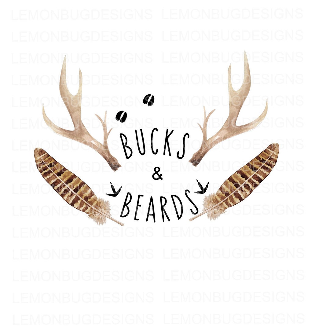 Bucks and Beards PNG, Deer Hunting PNG, Turkey Hunting PNG, Hunting Png ...