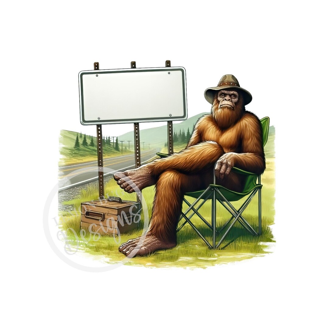 Personalize Bigfoot Png, Hillbilly Squatch PNG, Bigfoot PNG, Sasquatch ...