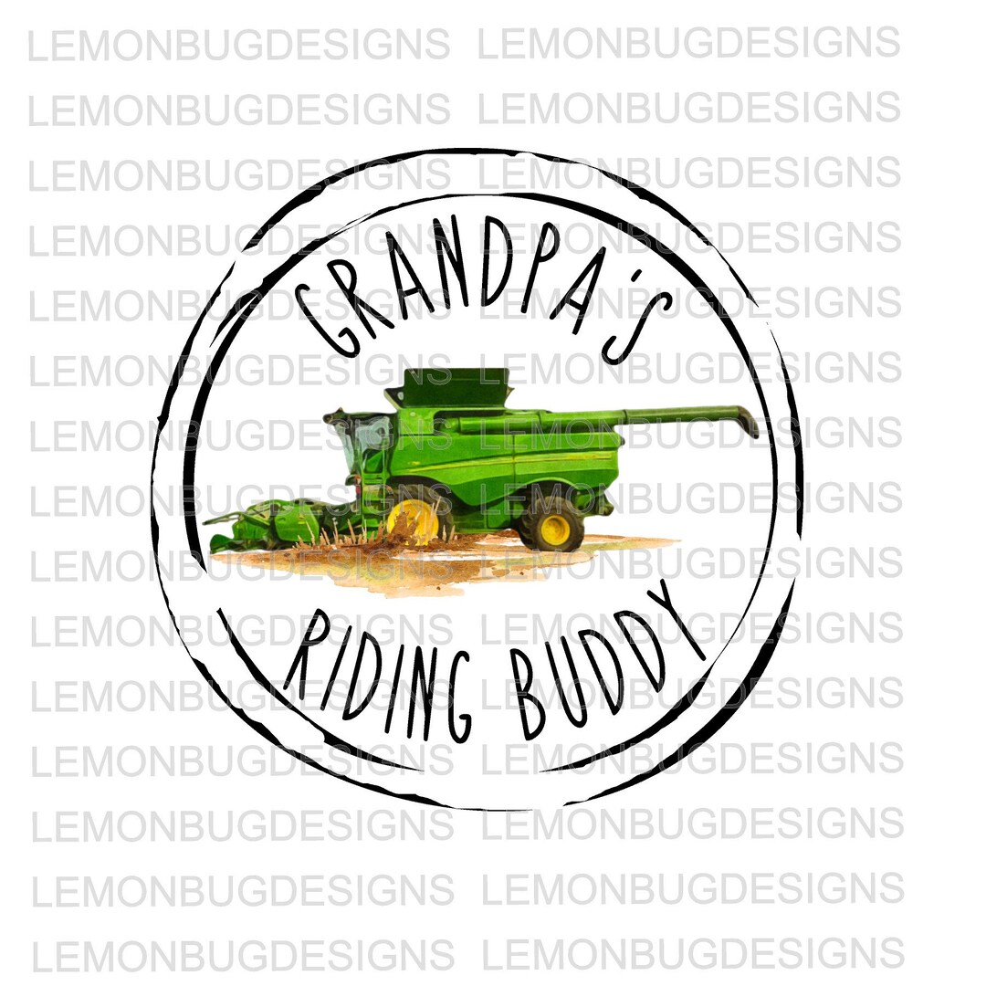 PNG, Grandpa's Riding Buddy PNG | Farm Work PNG | Farm | Combine ...