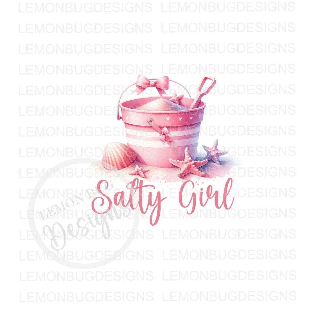 Lil' Salty Girl Png, Crabby Girl Png, Saltwater Therapy PNG, Fishing ...