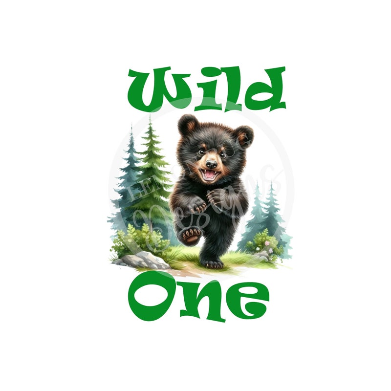 Wild One Bear - Etsy