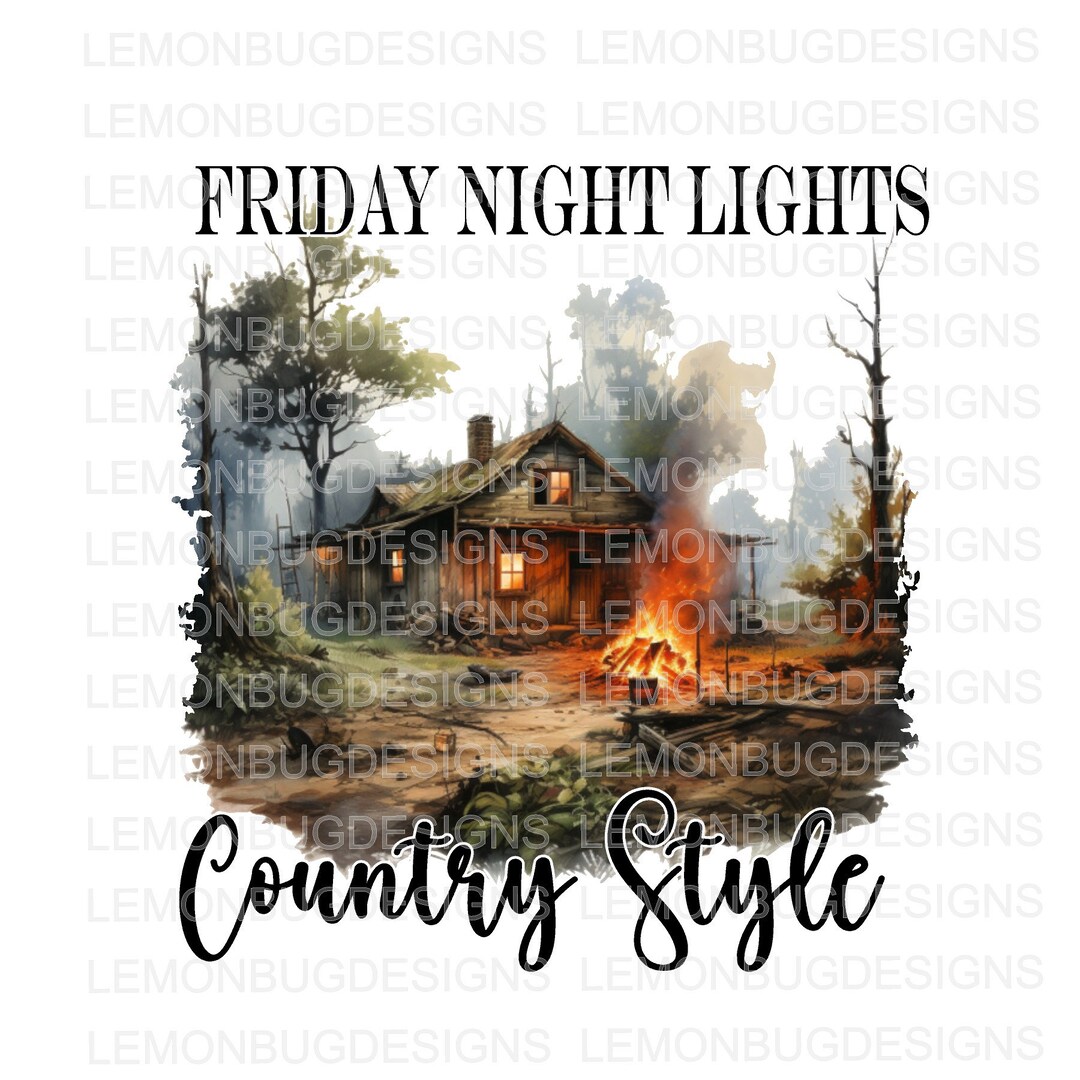 Friday Night Lights Country Style PNG: Football Tailgate (digital ...