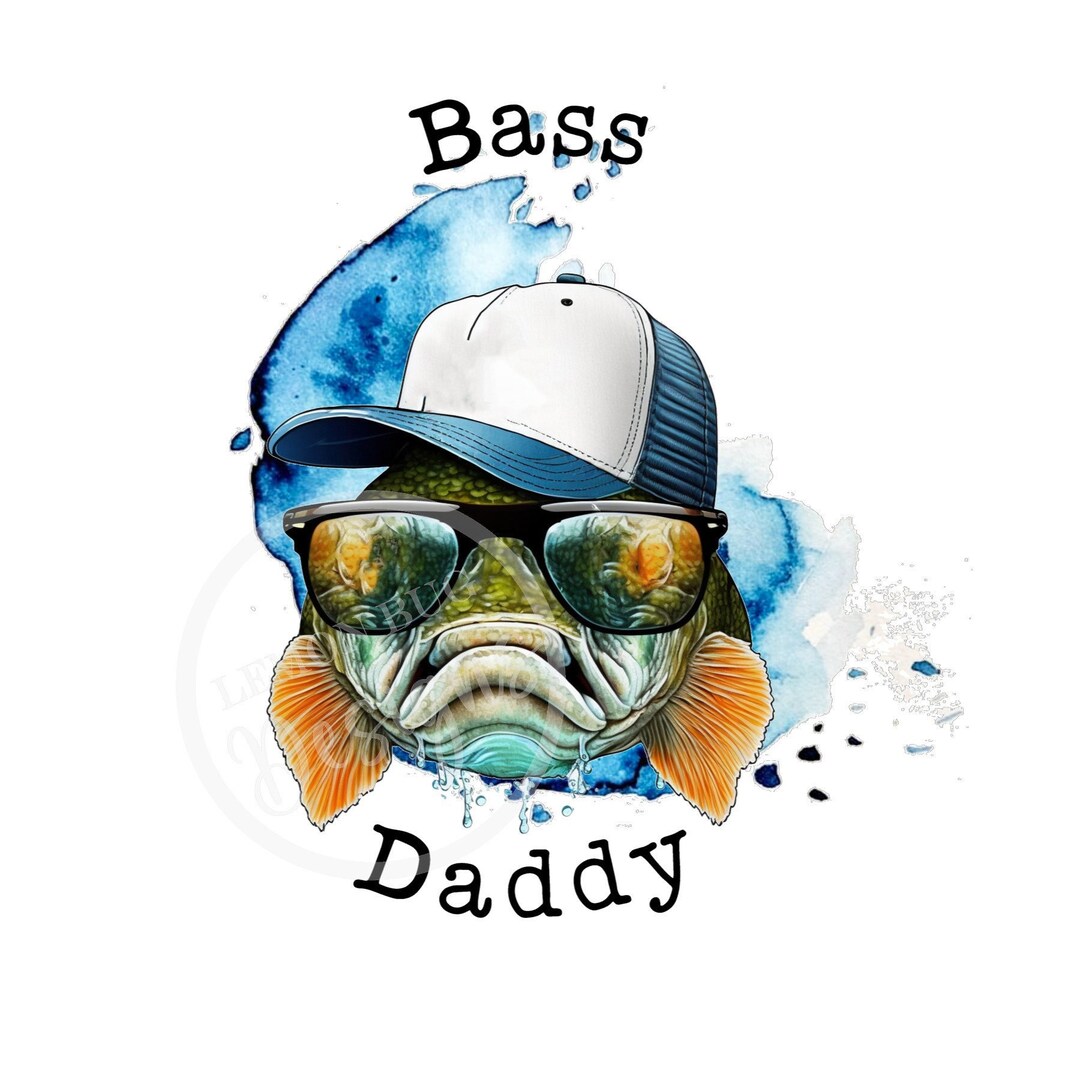 Bass Daddy png, Gone Fishin' PNG, Bass PNG, Pesca PNG, Descarga digital ...