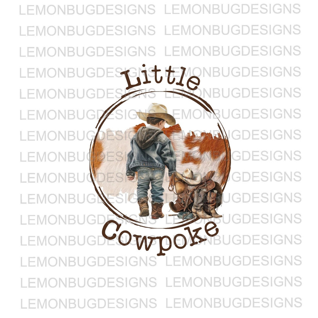 Little Cowpoke PNG, Cowboy Png, Western PNG, Digital Download ...