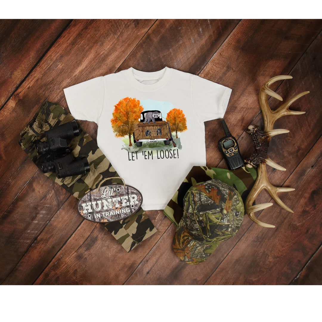 PNG, Let 'em Loose Coon Hunting PNG, Hunting Png, Racoon Png, Coon ...