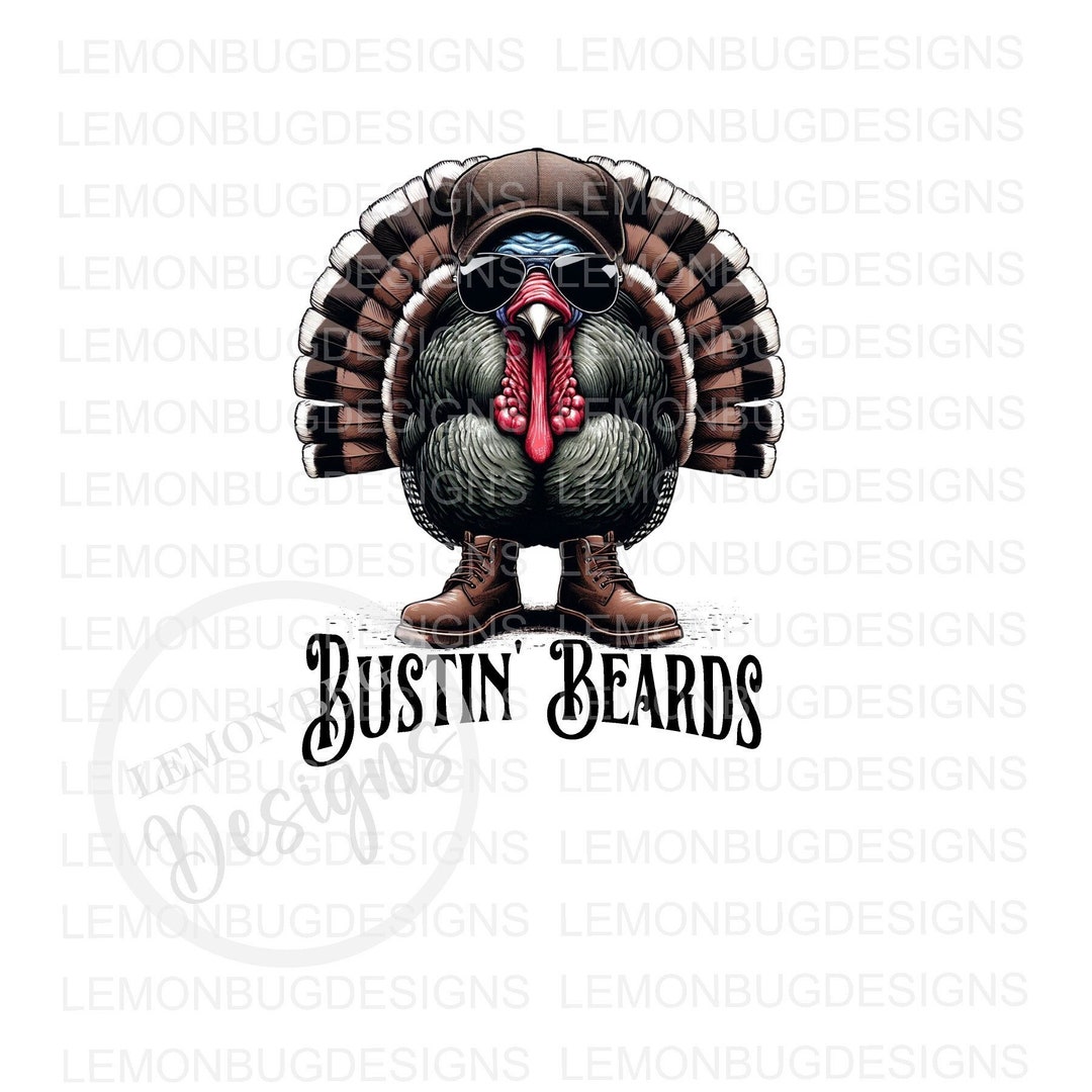 Bucks and Beards PNG, Bustin' Beards PNG, Turkey Hunting PNG, Hunting Png, Buck Png, Turkey Png ...