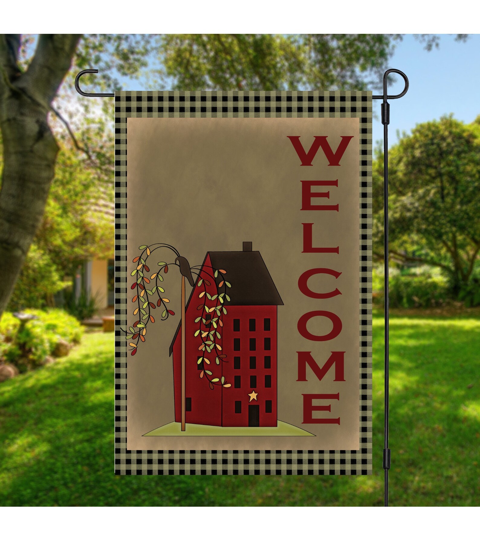 Primitive Garden Flag PNG Fall Garden Flag PNG Sublimation - Etsy