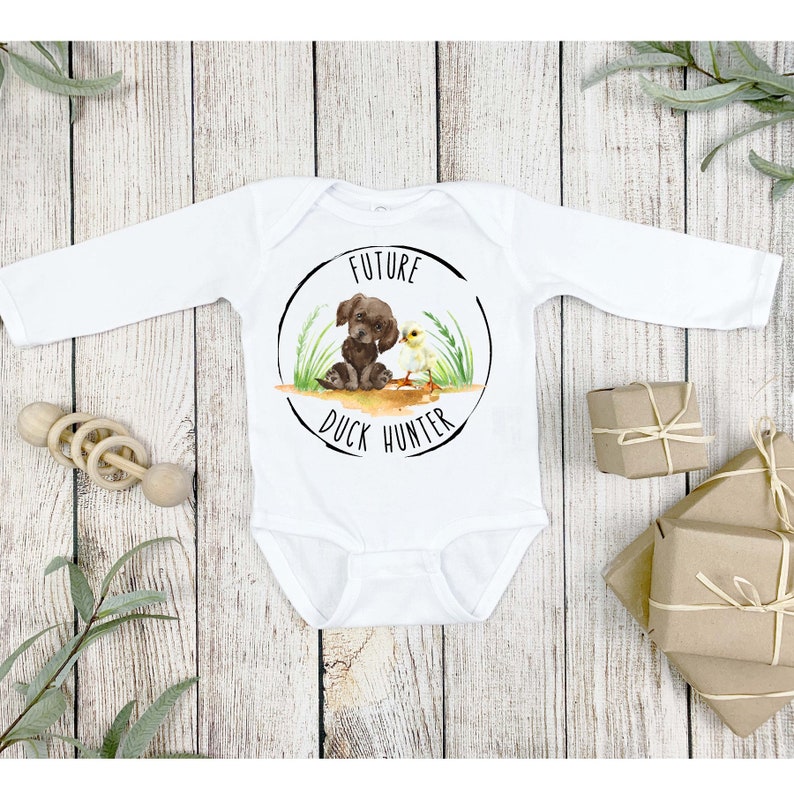 Future Duck Hunter PNG: Puppy & Chick Printable Art (digital Download ...