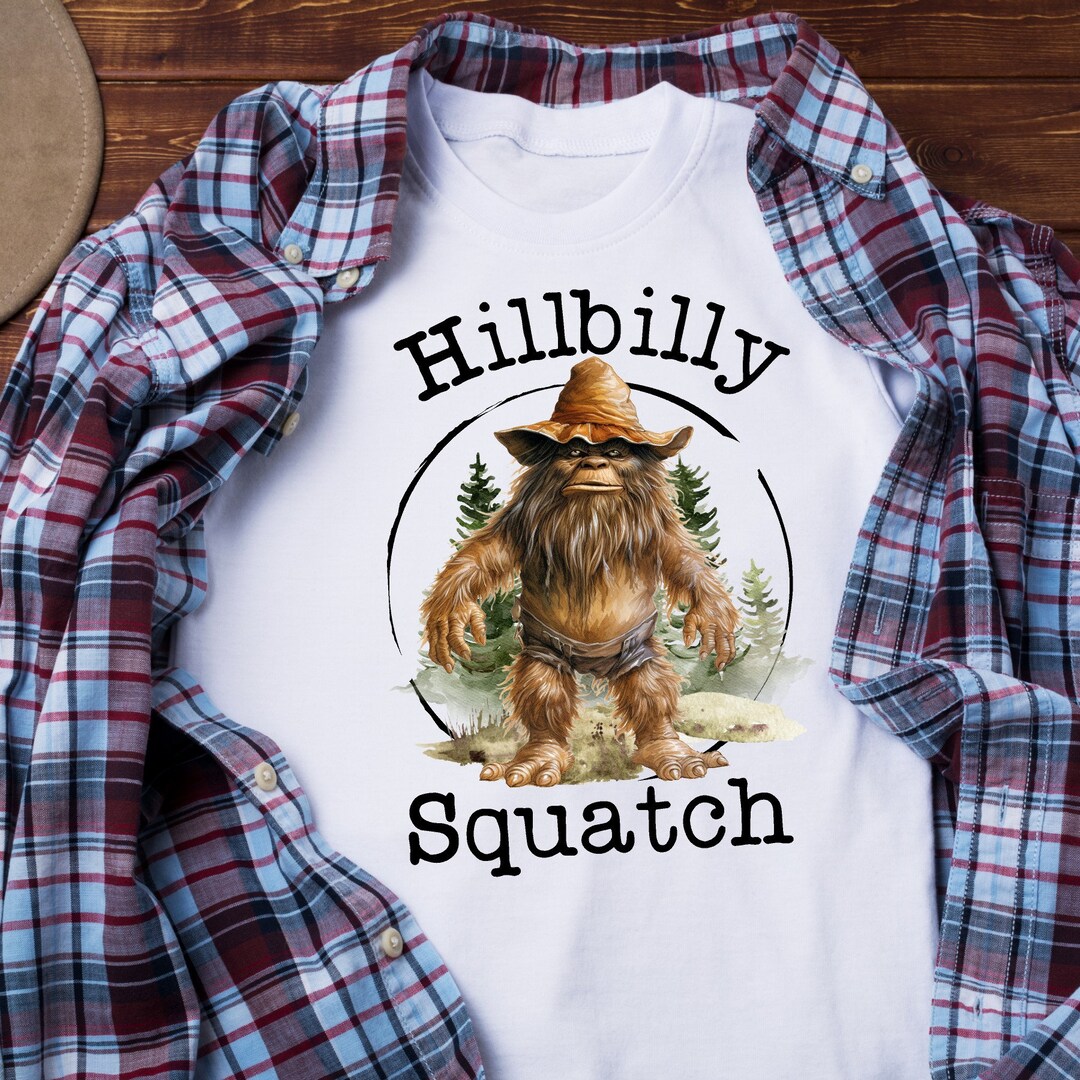 Hillbilly Squatch PNG Bigfoot PNG Sasquatch Png Sublimation - Etsy
