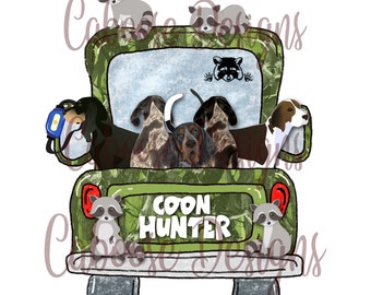 Coon Hunter | Etsy