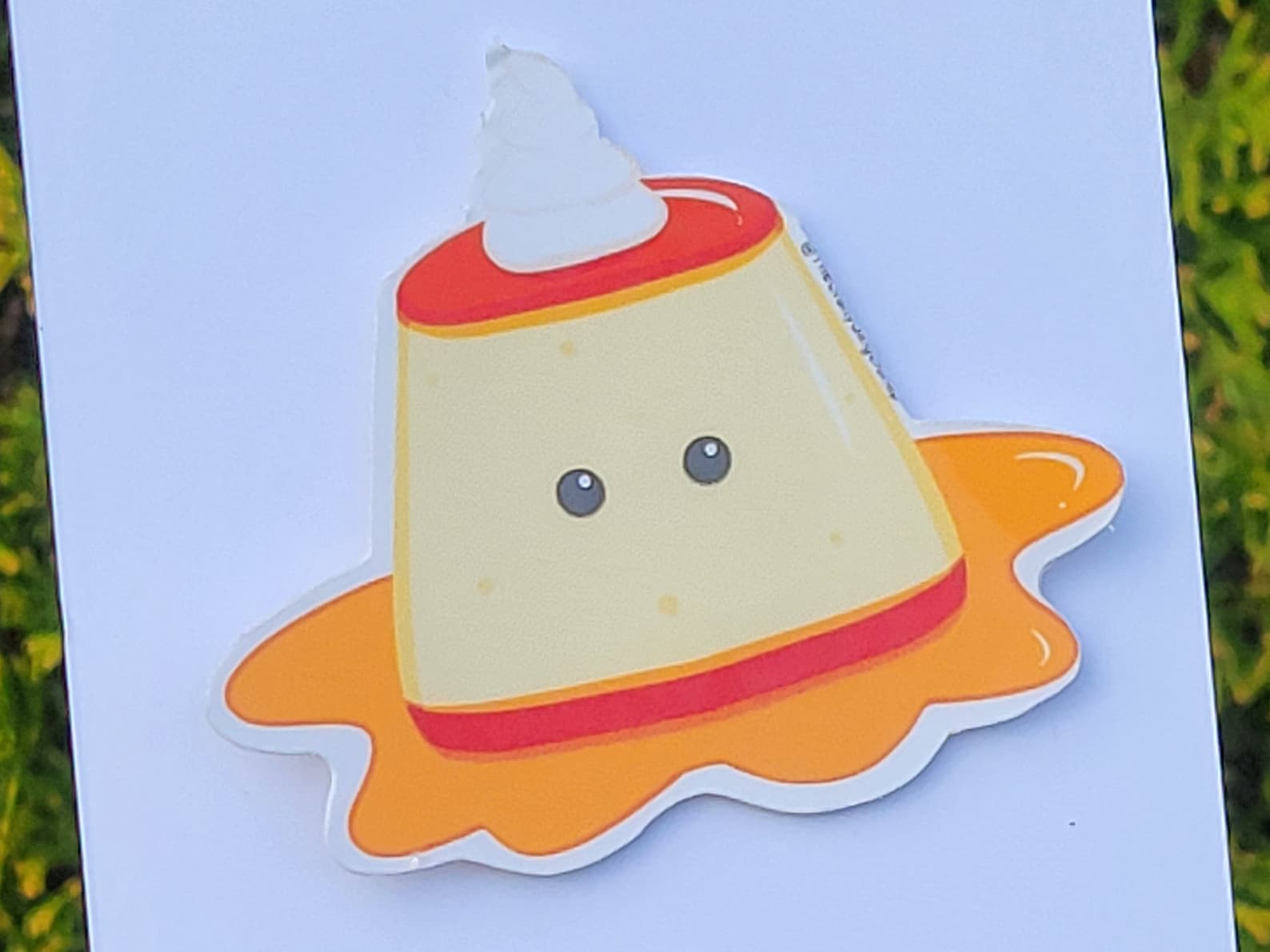 Caramel/ Flan Pudding Sticker - Etsy