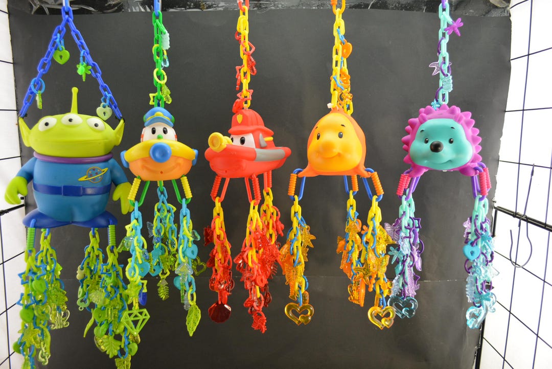 Foraging Bird & Sugar Glider Toys, #936 Mini Mobile, Small Bird Toy ...