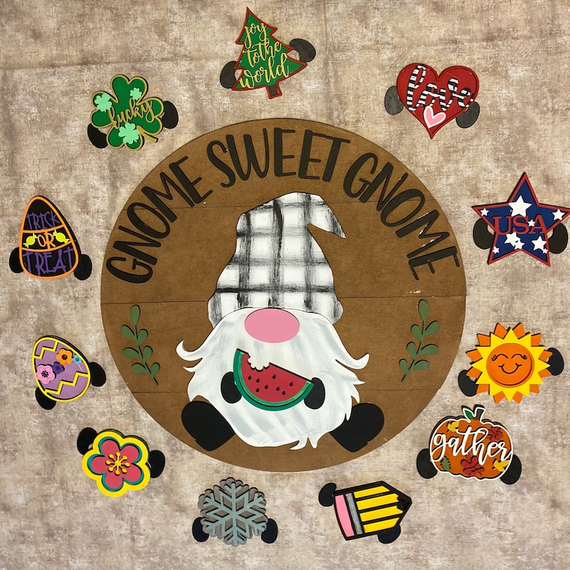 Gnome Sign - Etsy
