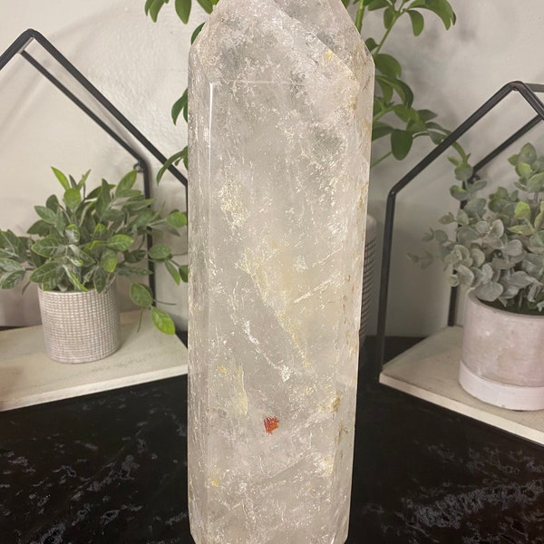 Large Clear Quartz Tower - Etsy