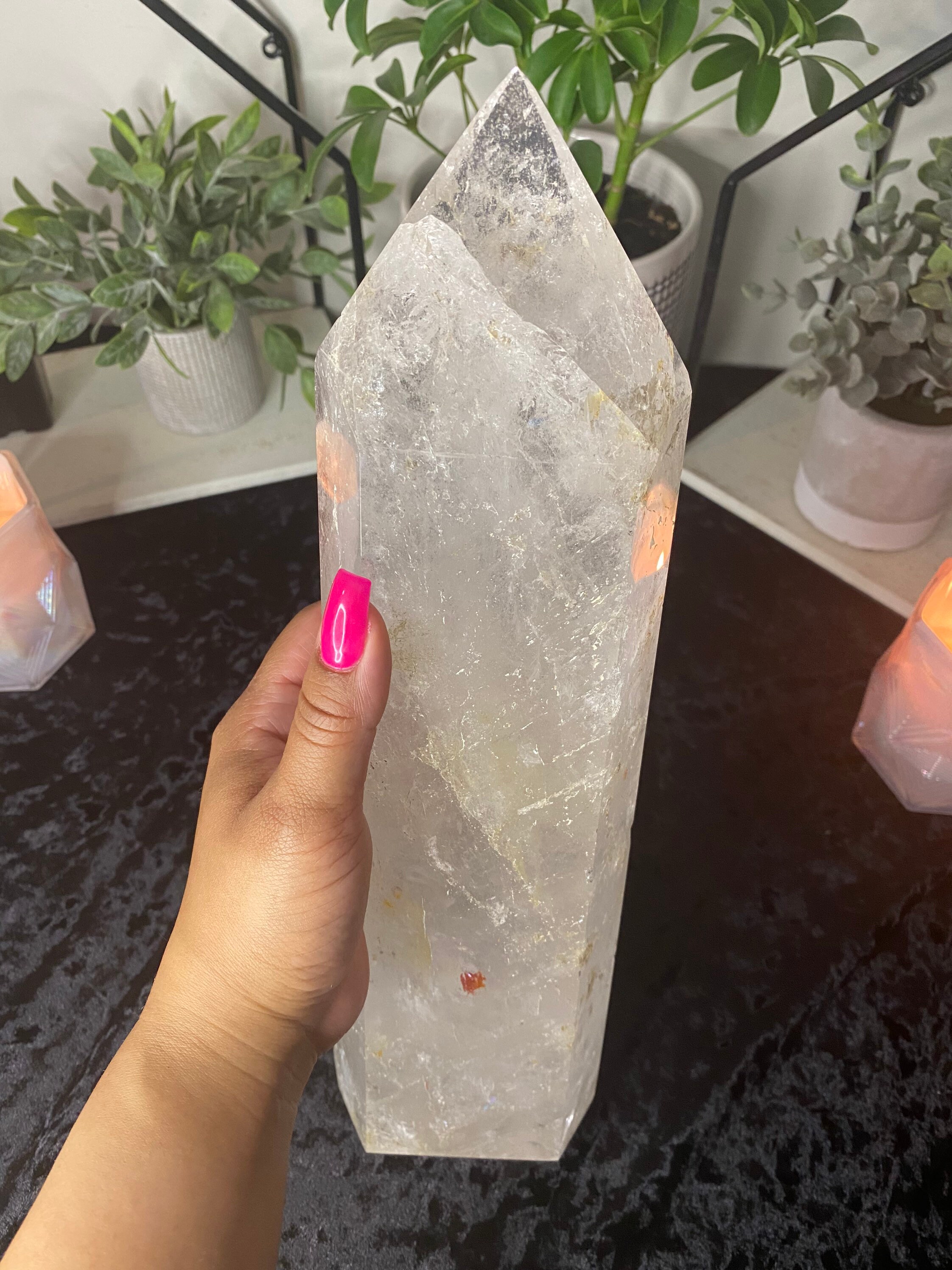 Extra-large Clear Quartz Tower - Etsy