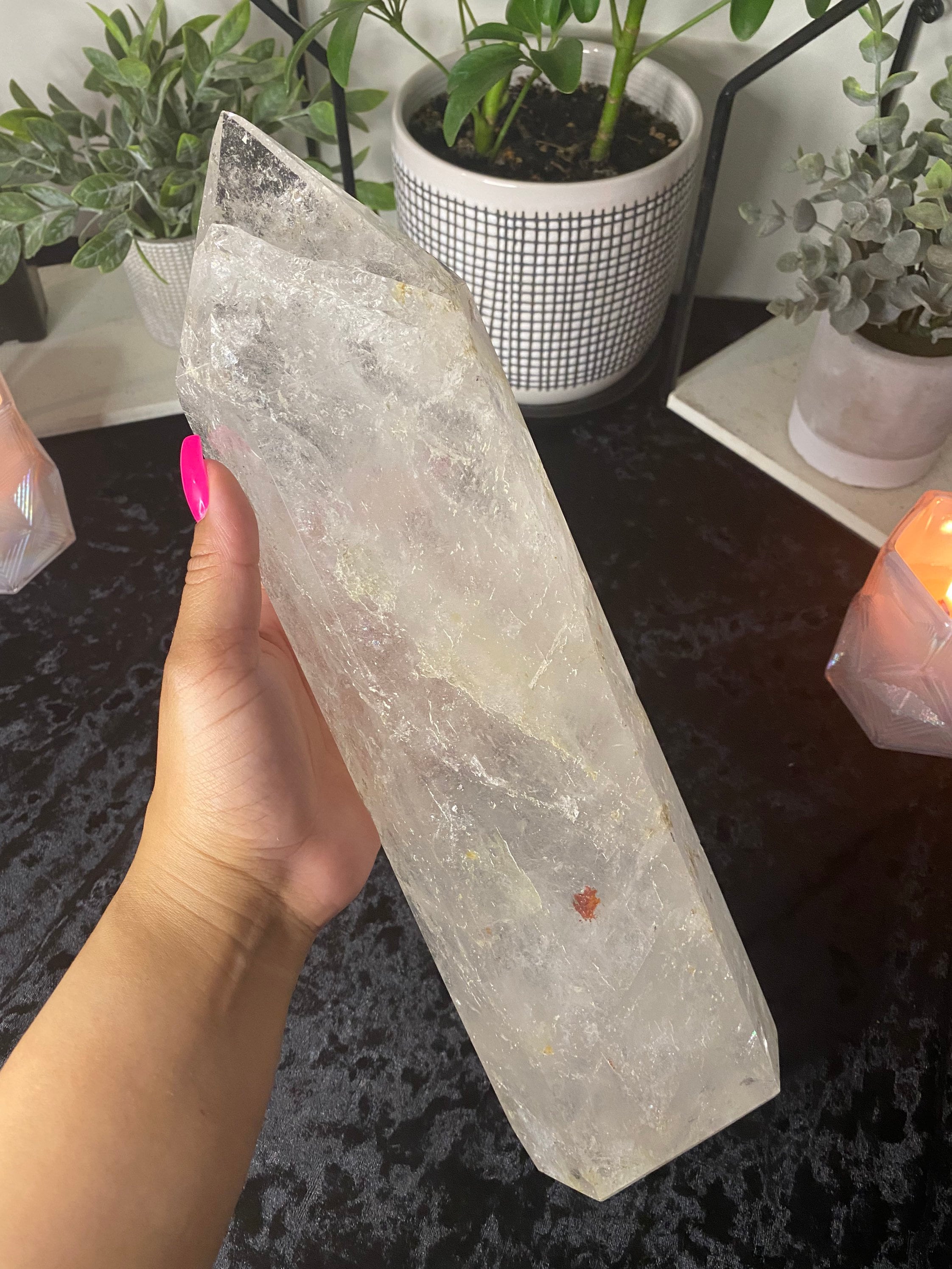 Extra-large Clear Quartz Tower - Etsy