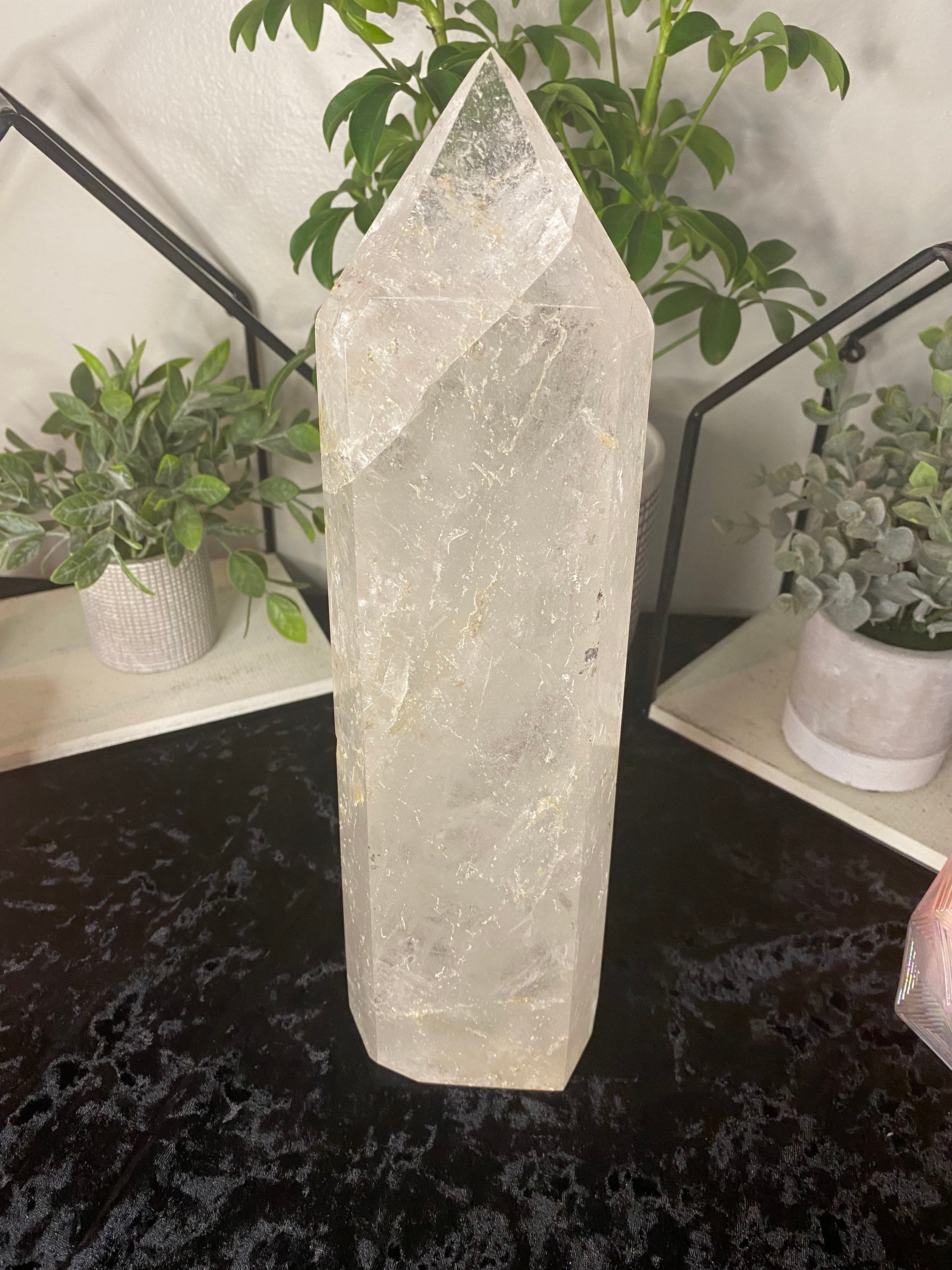 Extra-large Clear Quartz Tower - Etsy