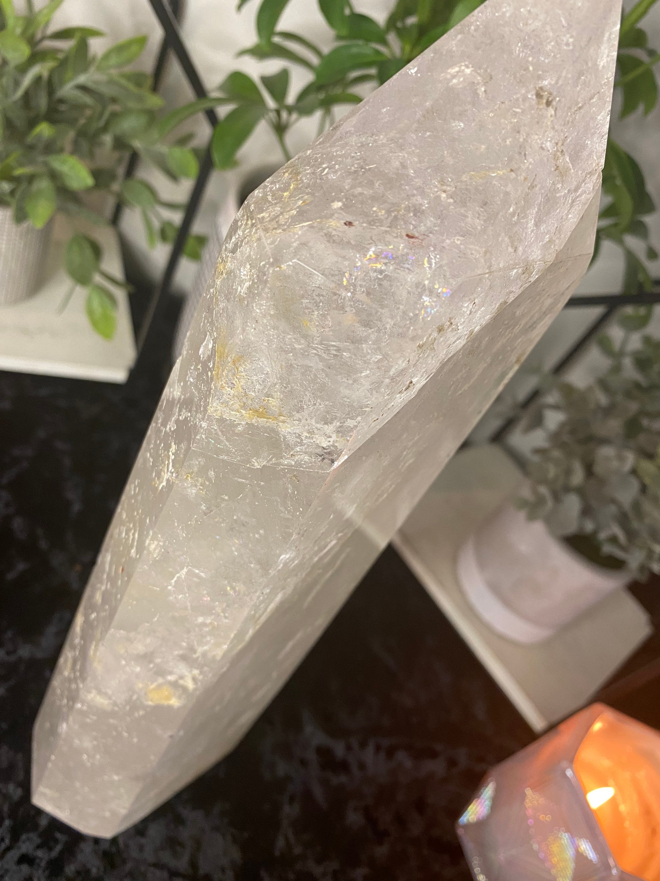 Extra-large Clear Quartz Tower - Etsy