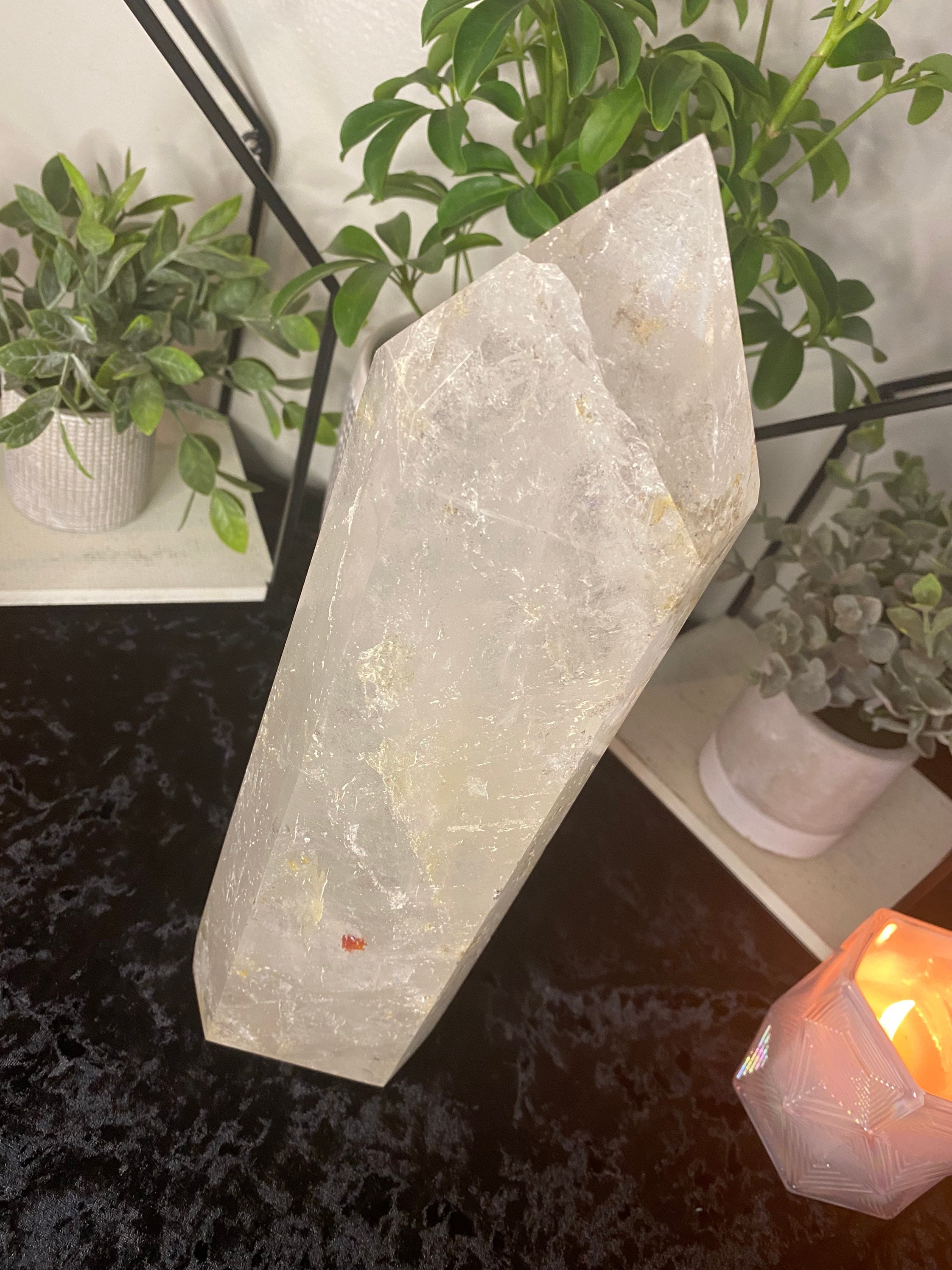 Extra-large Clear Quartz Tower - Etsy
