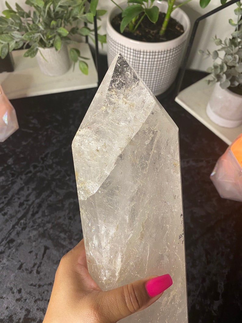 Extra-large Clear Quartz Tower - Etsy