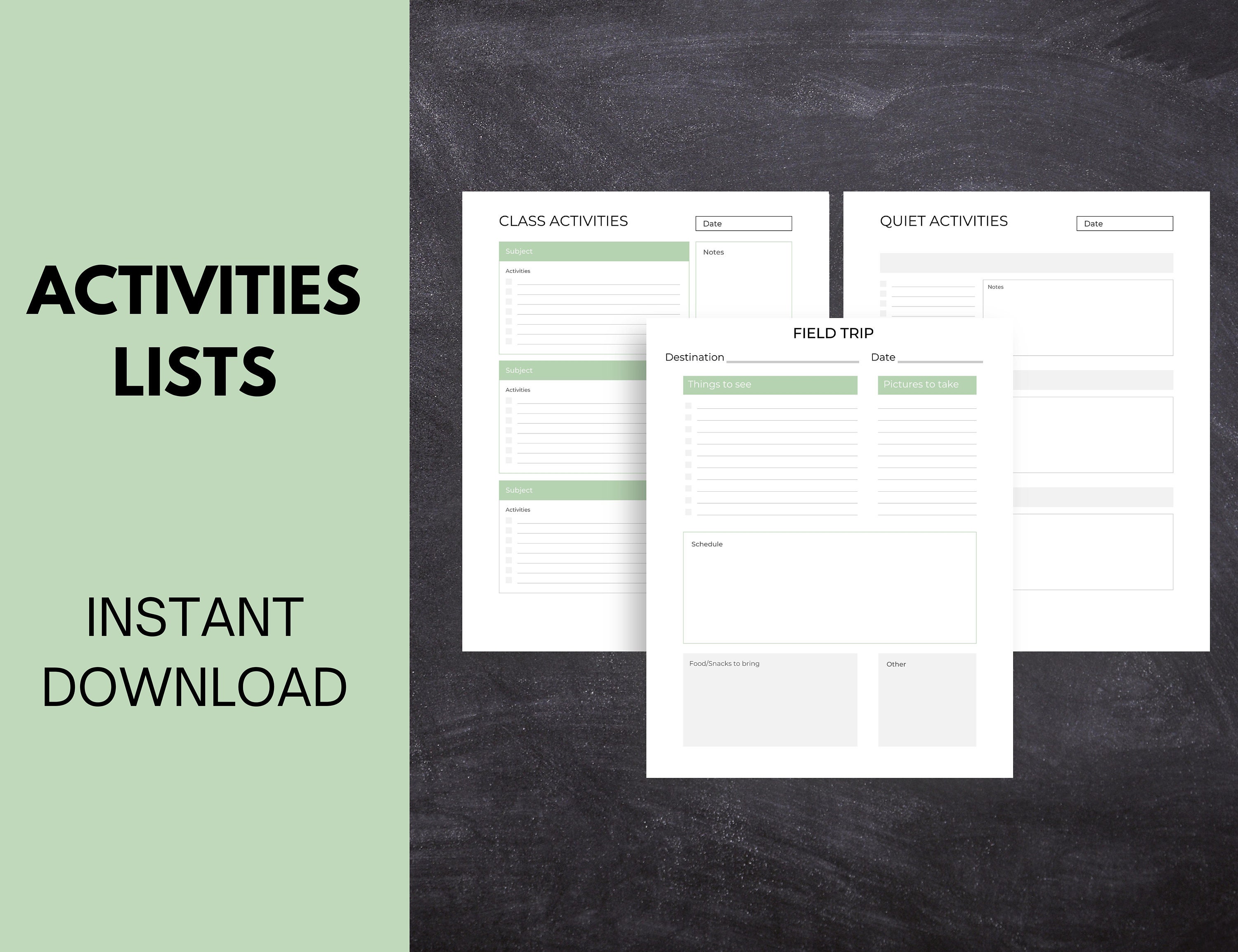 Printable Homeschool Planner Bundle Homeschool Schedule - Etsy