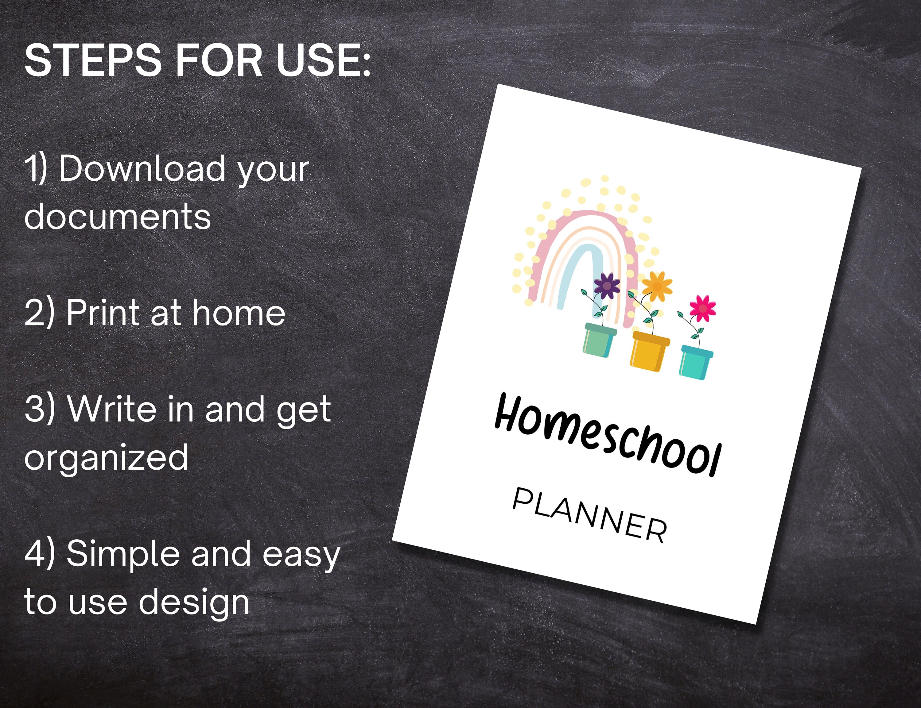 Printable Homeschool Planner Bundle Homeschool Schedule - Etsy
