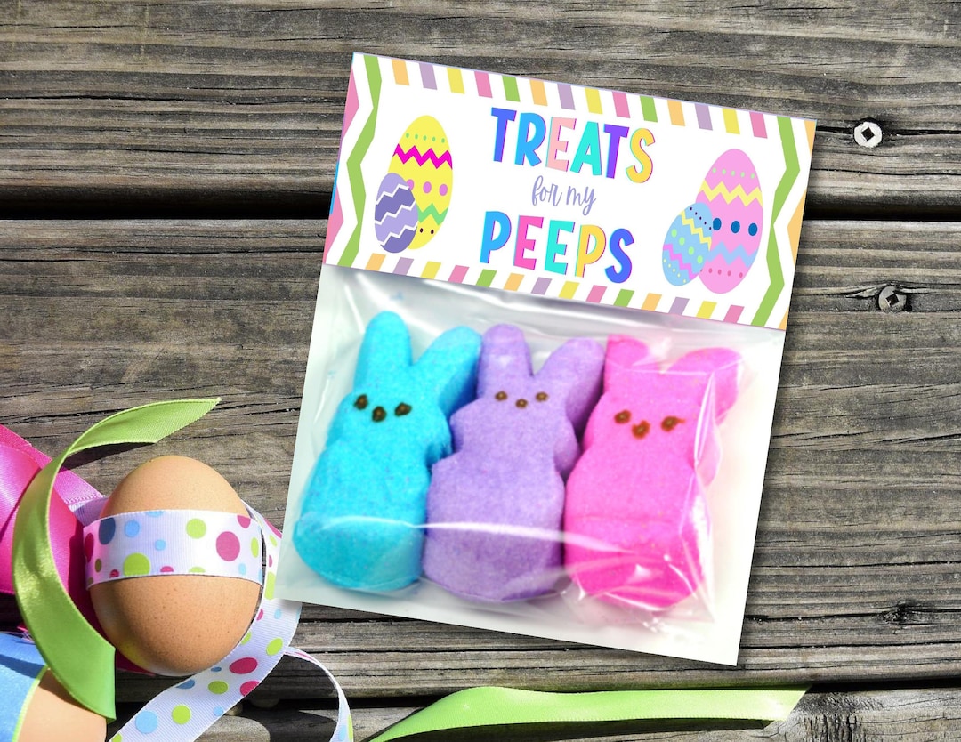 Printable Easter Treat Bag Topper - Etsy
