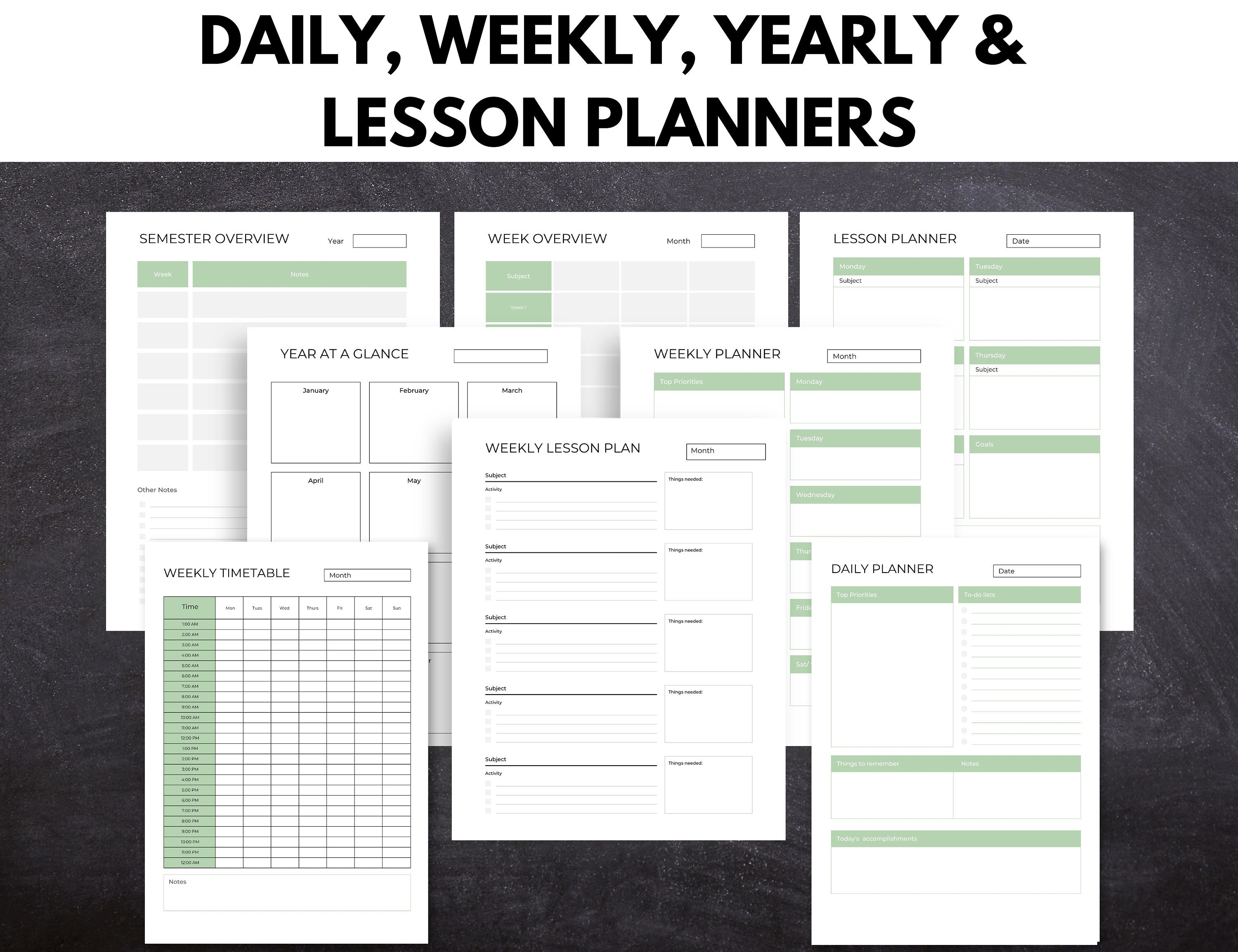 Printable Homeschool Planner Bundle| Homeschool Schedule| Homeschool ...