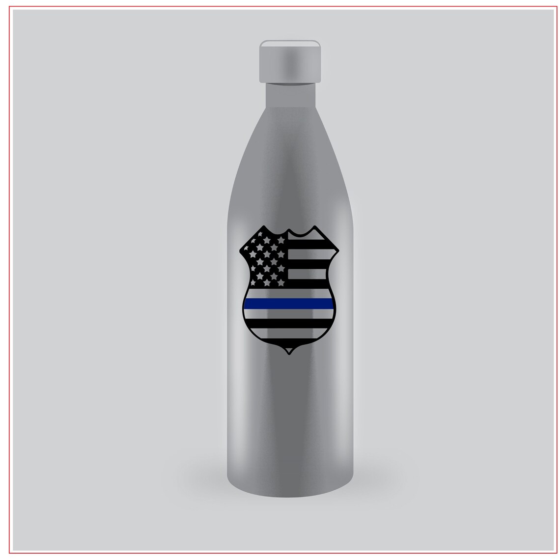 Police Support Decal, Back the Blue Flag Decal, Police Support Sticker ...