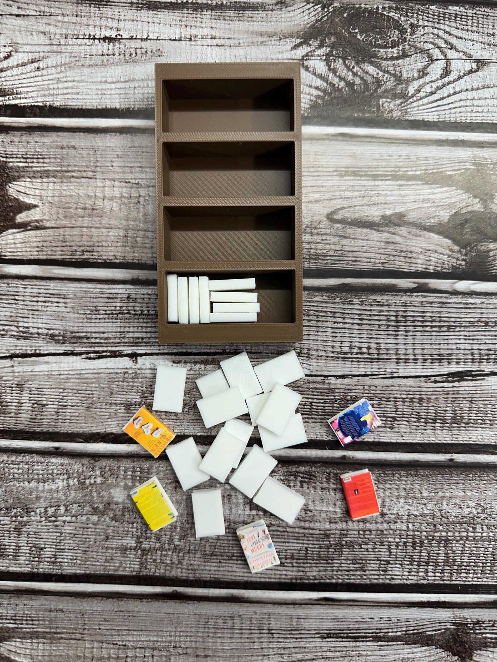 Mini Book 3d Printed BLANKS for Mini Book Shelf Doll House 1:12 Tiny ...