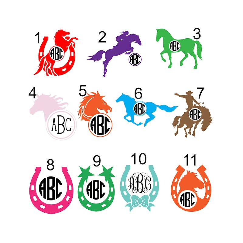 Equestrian Monogram - Etsy