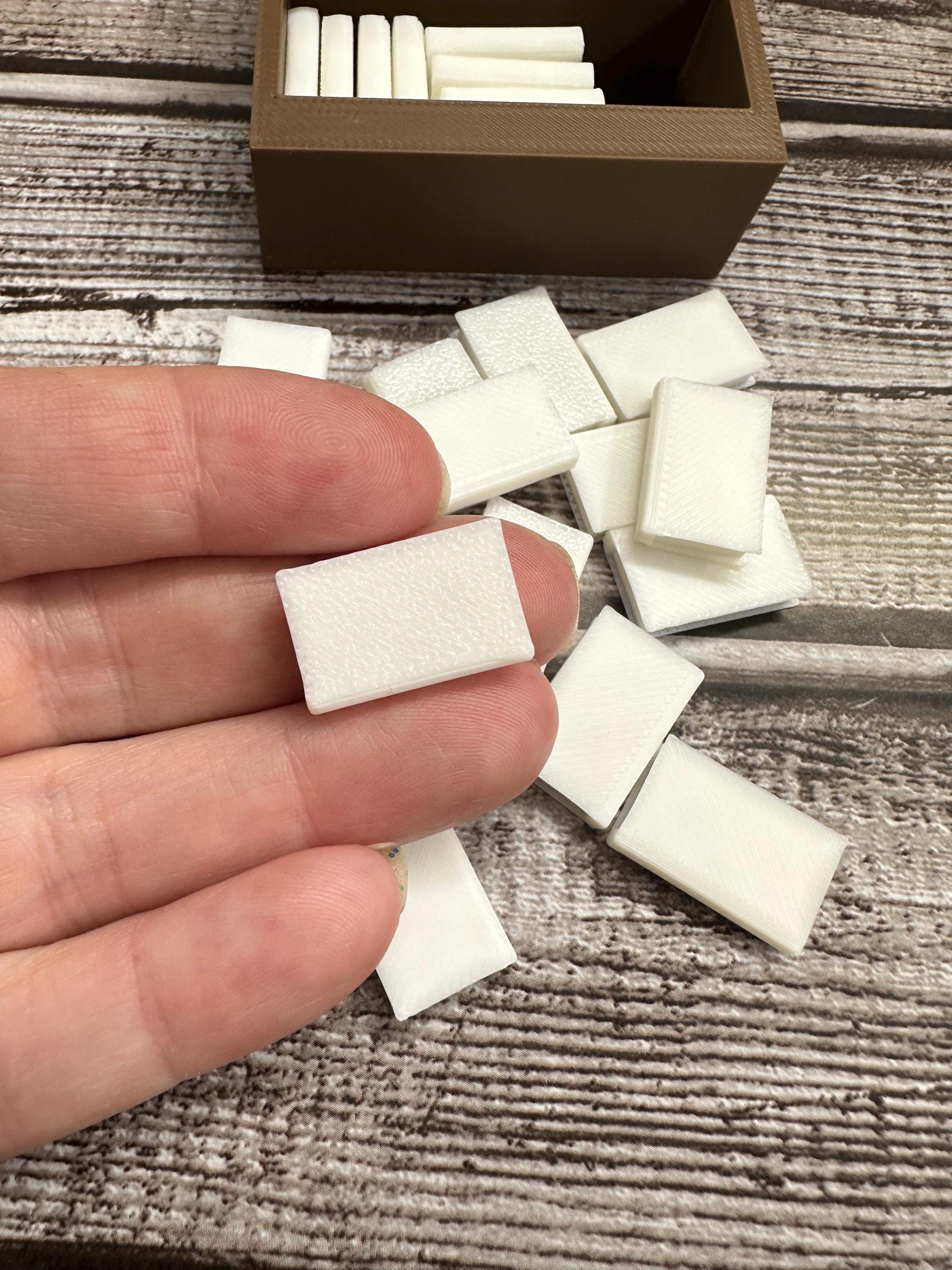 Mini Book 3d Printed BLANKS for Mini Book Shelf Doll House 1:12 Tiny ...