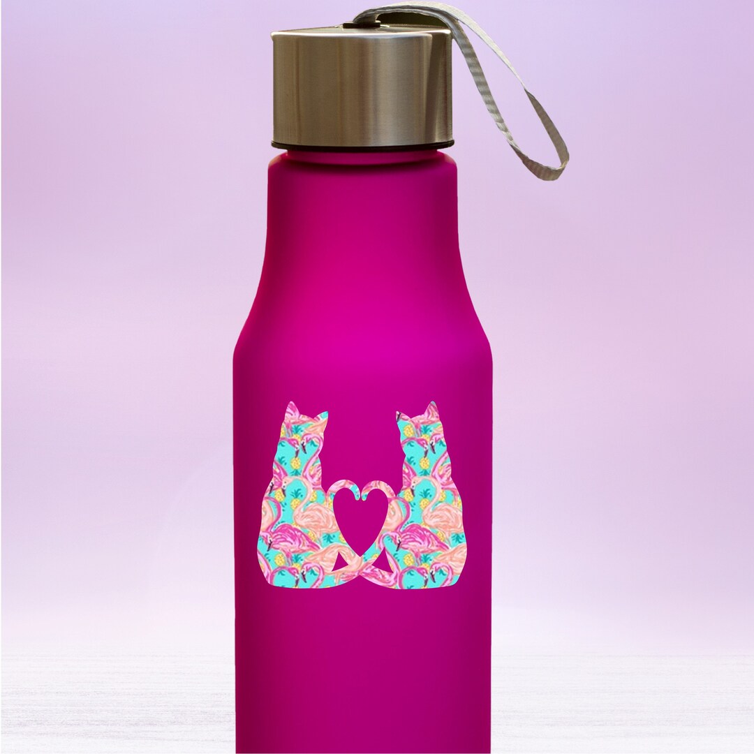 Loving Cat Decal | Loving Cat Sticker | Cat Heart Sticker | Cat Lover ...