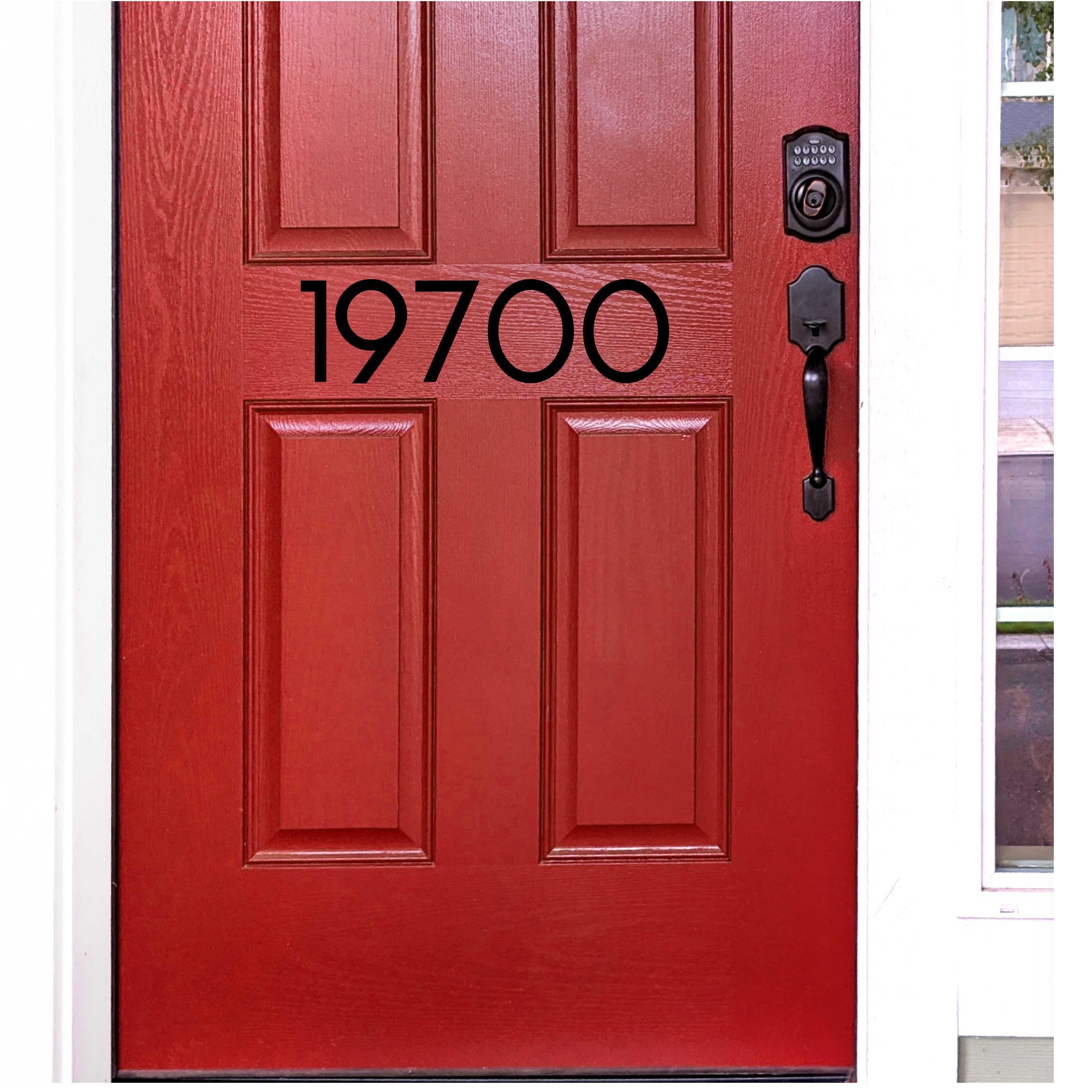 Mailbox Numbers Decal Mail Box Decal Post Box Decal Post | Etsy