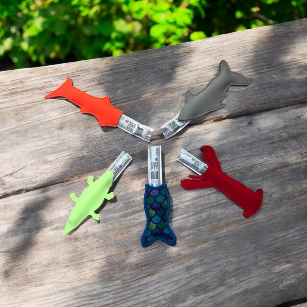 Blank Shark Ice Pop Sleeve Blank Alligator Frozen Treat Holder Party ...