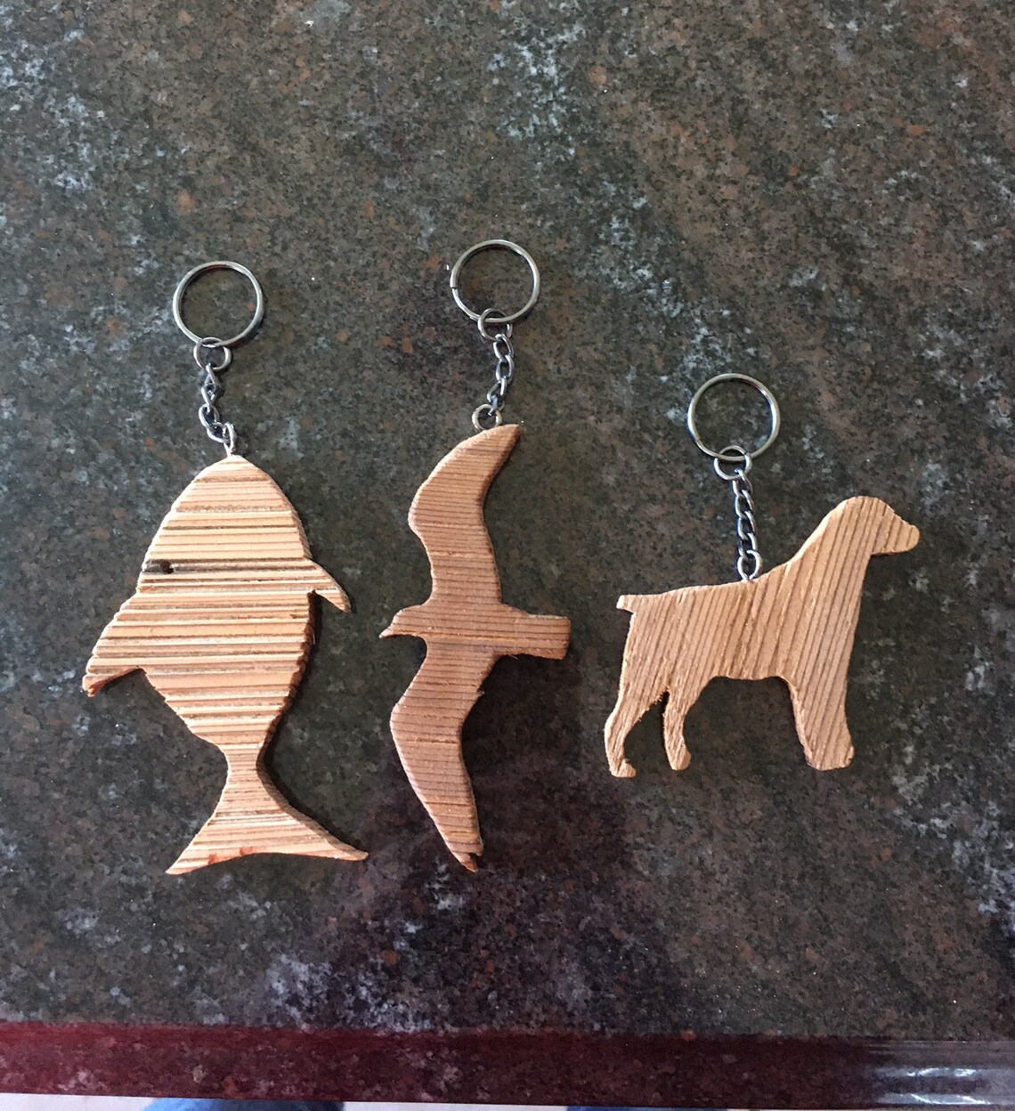 Reclaimed Cedar Animal Key Chains. - Etsy