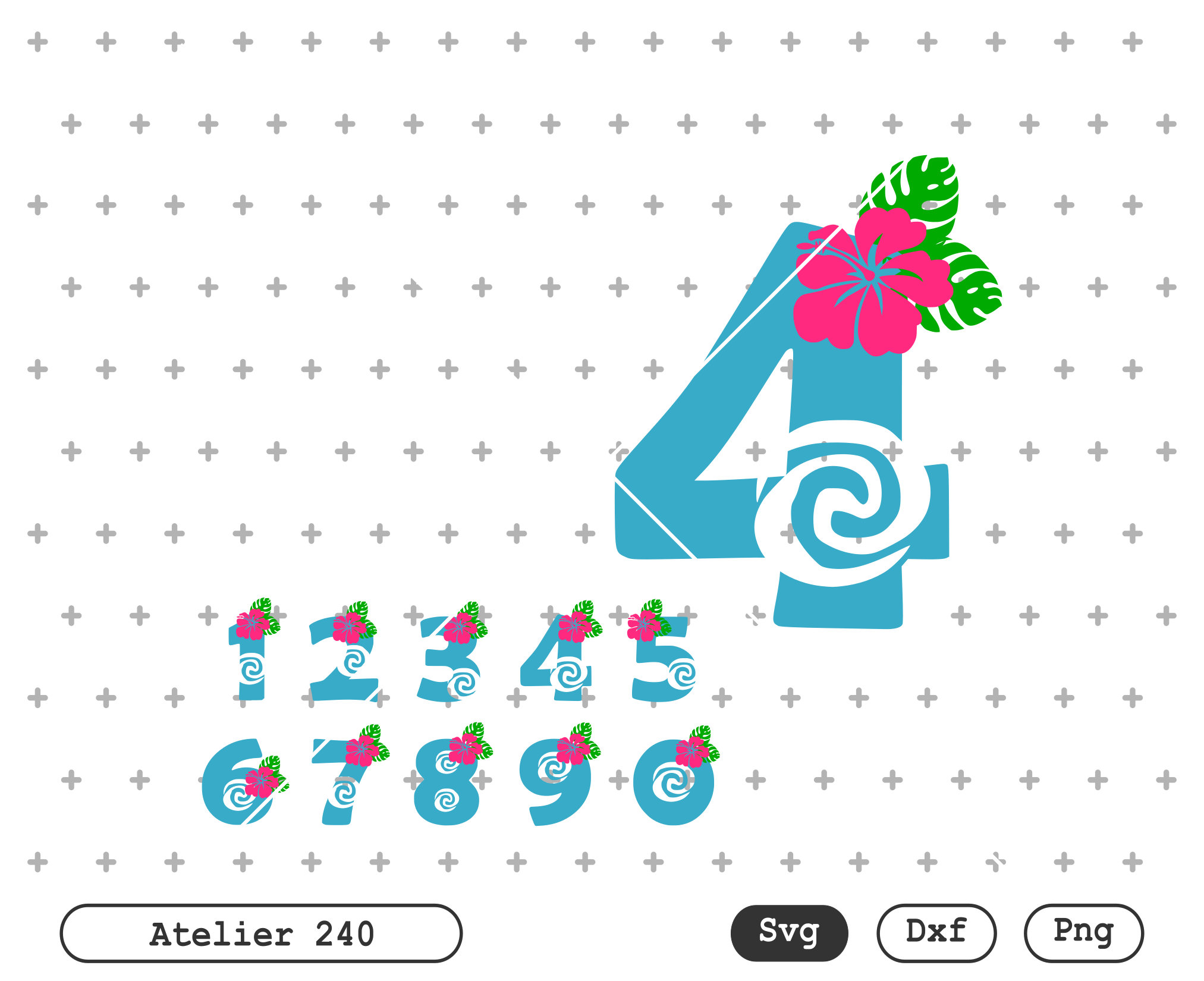 Moana Numbers Svg Moana svg Disney Alphabet Svg Disney | Etsy