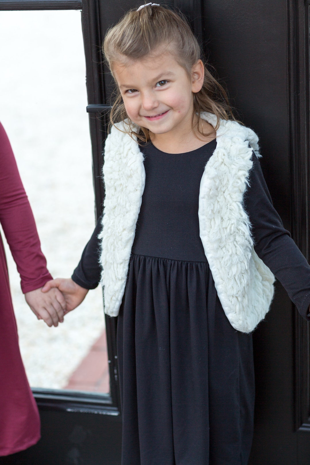 Modest Handmade Dress Girl/toddler/baby- Black Solid- Autumn- Winter - Etsy