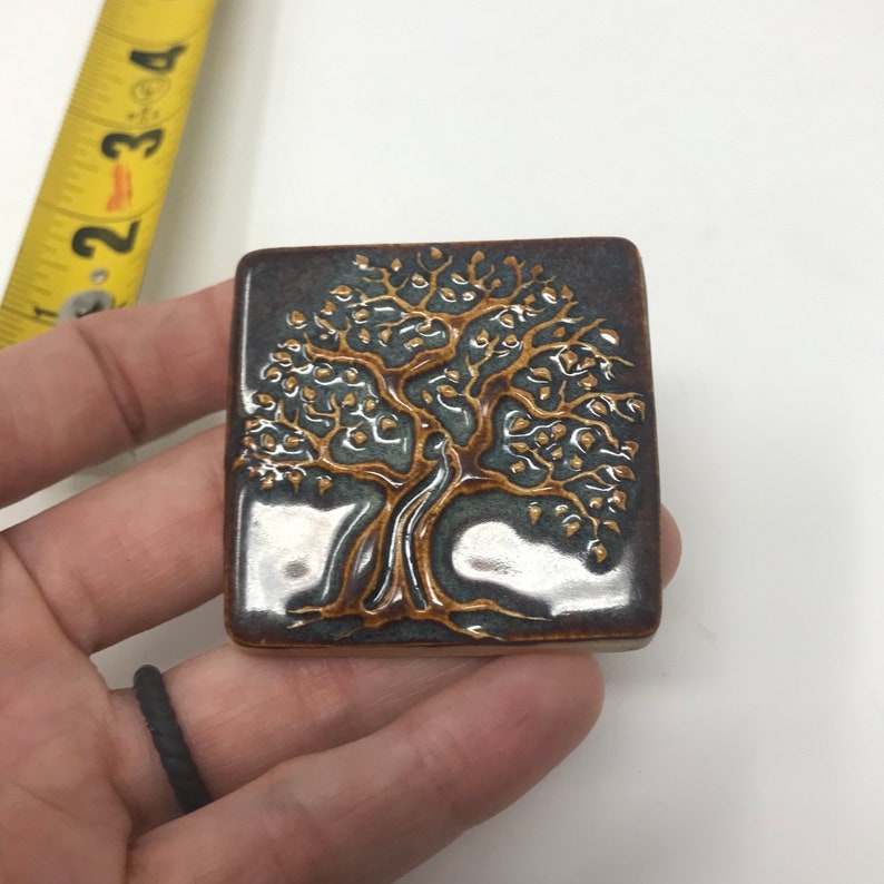 2x2 Tree of Life Handmade Ceramic Tile for Backsplash in - Etsy