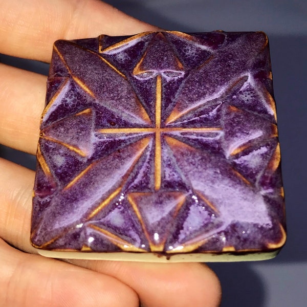 Purple Backsplash Tile - Etsy
