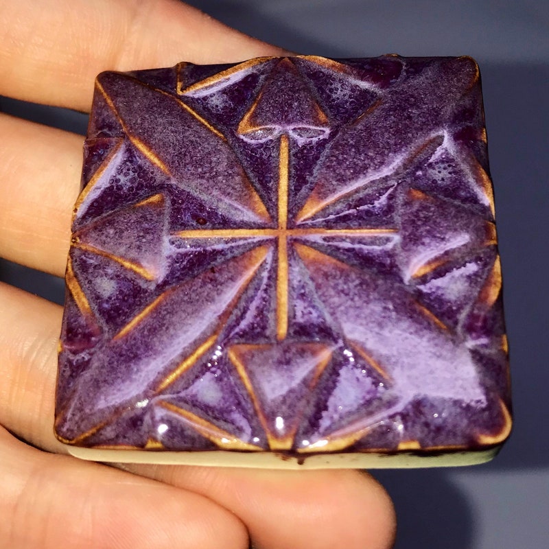Purple Tile - Etsy