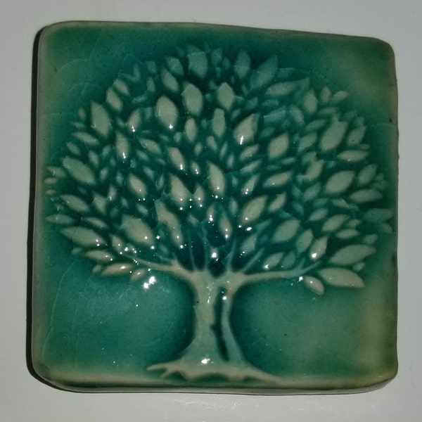 Tree Ceramic Tile - Etsy
