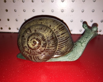 Ceramic Garden Snail - Etsy