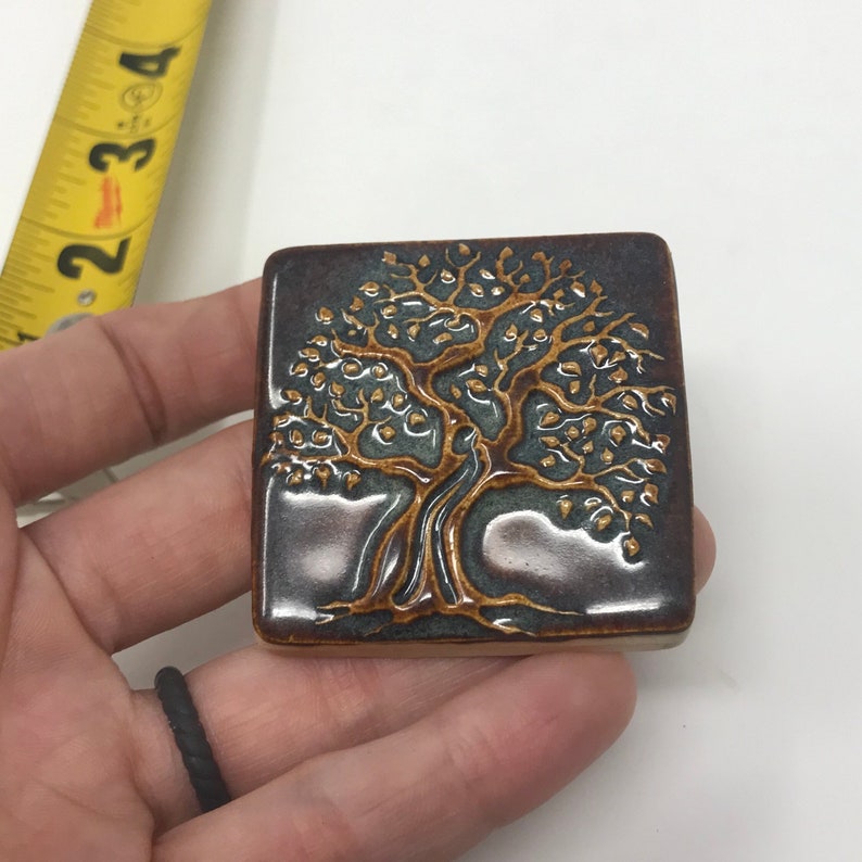 2x2 Tree of Life Handmade Ceramic Tile for Backsplash in - Etsy