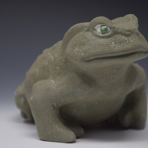 Handmade Ceramic Frog Garden Statue , Outdoor or Indoor Decoration ...