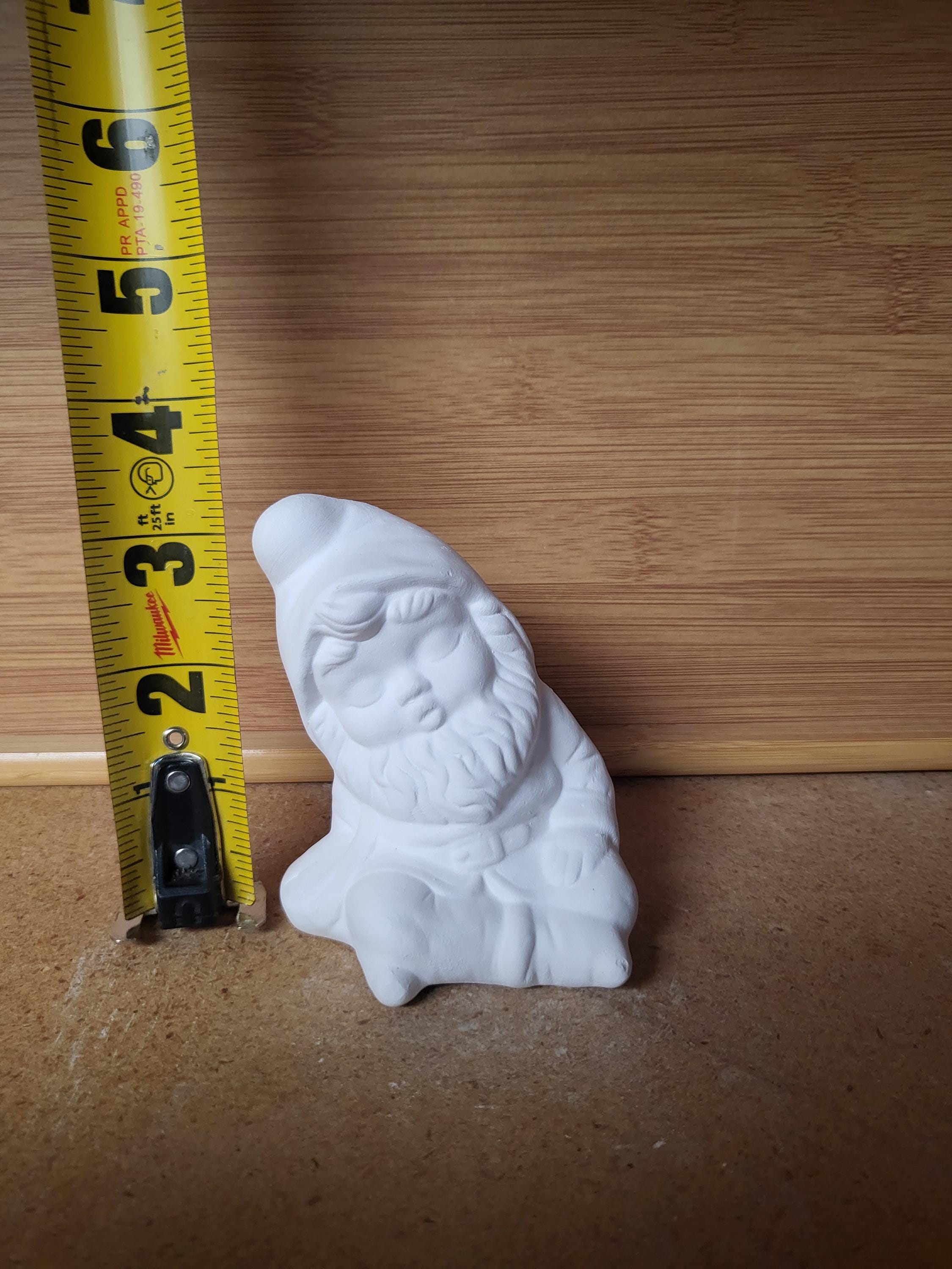 DIY Bisque Alberta's Garden Gnome Sleeping / Napping Paint Your Own ...