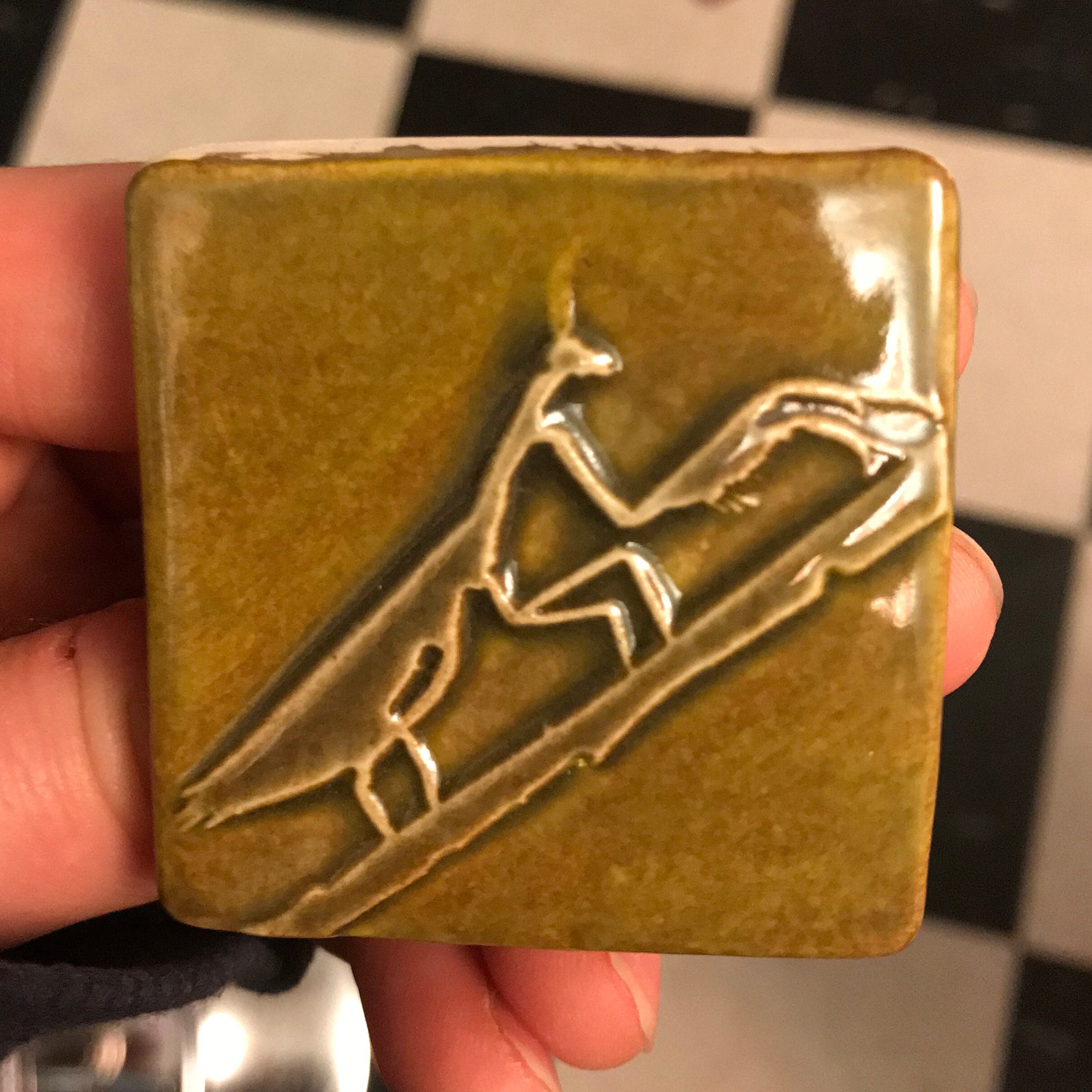 2x2 Handmade Praying Mantis Tile for Backsplash in - Etsy