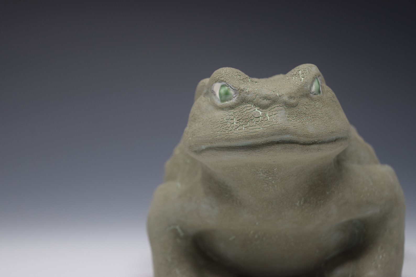 Handmade Ceramic Frog Garden Statue Outdoor or Indoor | Etsy