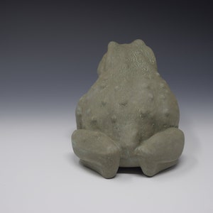 Handmade Ceramic Frog Garden Statue , Outdoor or Indoor Decoration ...