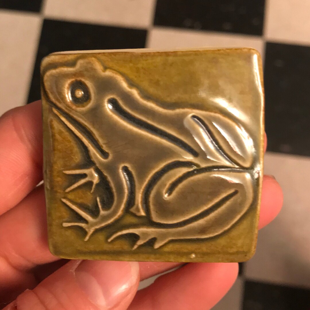 2x2 Handmade Frog Tile for Backsplash in Kitchen - Etsy